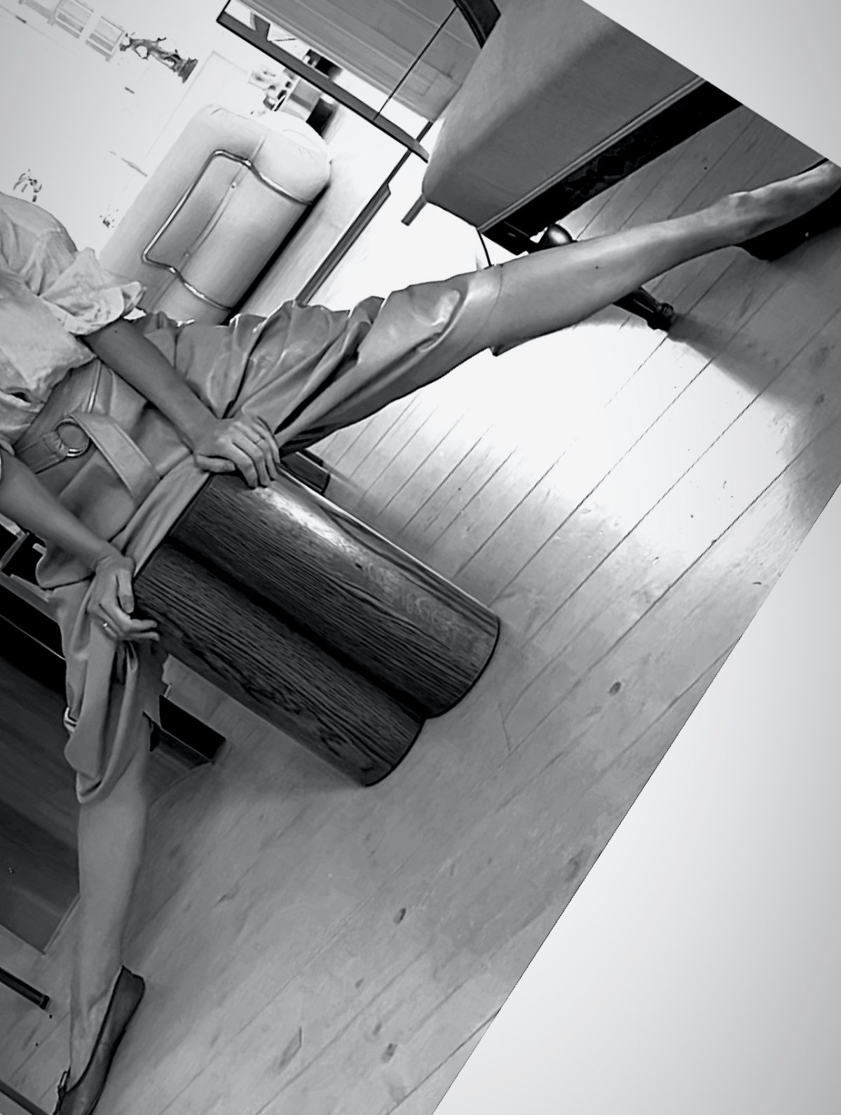 OAK SIDE TABLE & STOOL BY NIKOLAJ MENTZE - NEW - SACRECOEUR DESIGN STORE